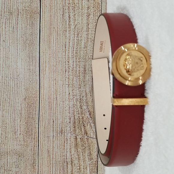 Versace | Accessories | New Versace Medusa Coin Leather Belt | Poshmark